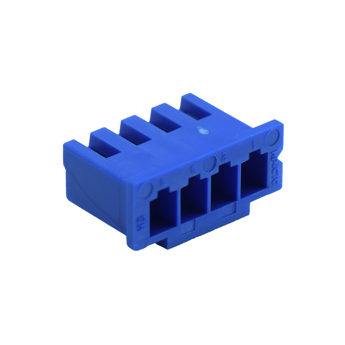 JCTC胜蓝Pitch 2.50mm线对板连接器 单排 胶壳Housing 4pin 黑色 HF