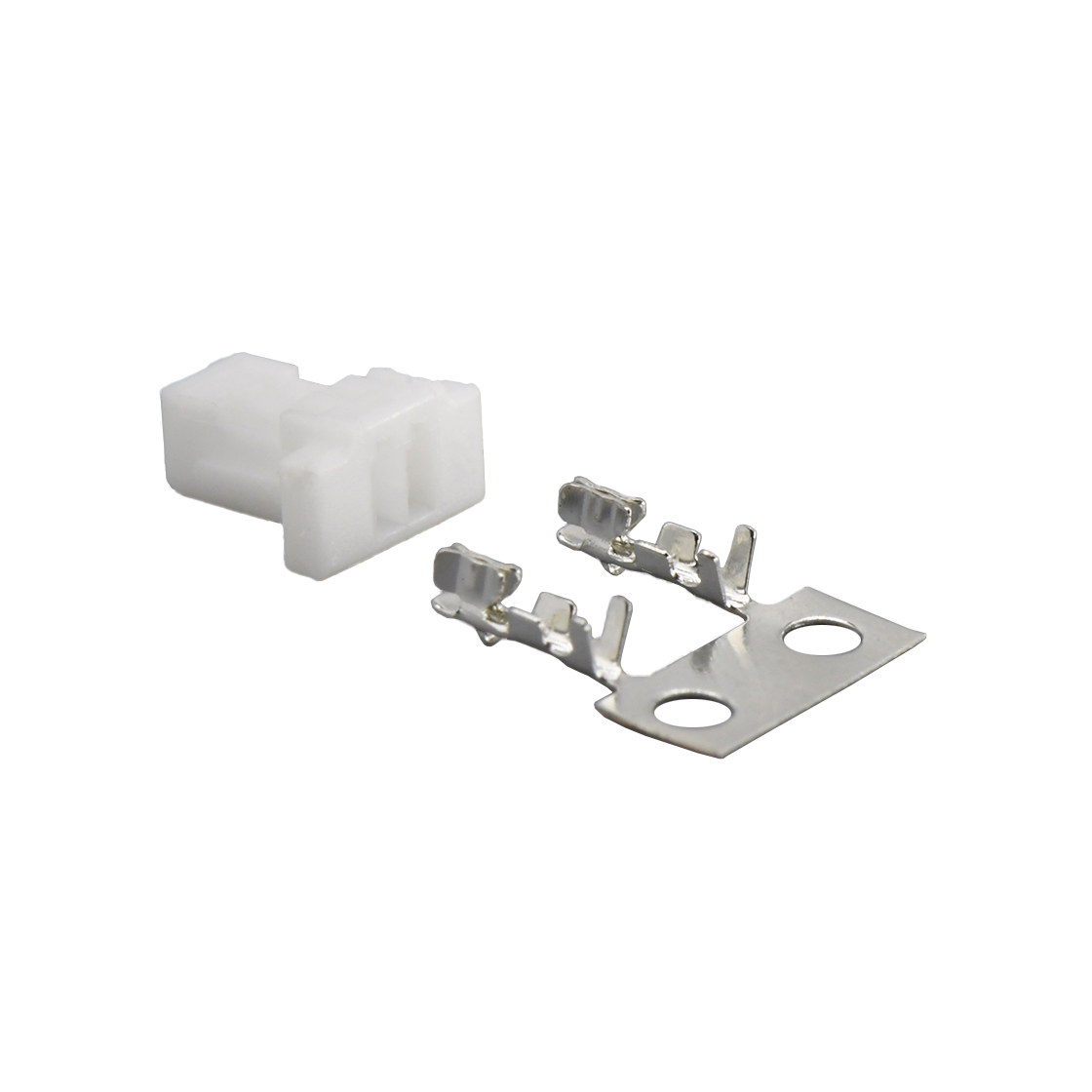 线对板连接器Pitch 1.00mm 单排胶壳 2Pin 白_接插件厂家-广东万连科技有限公司